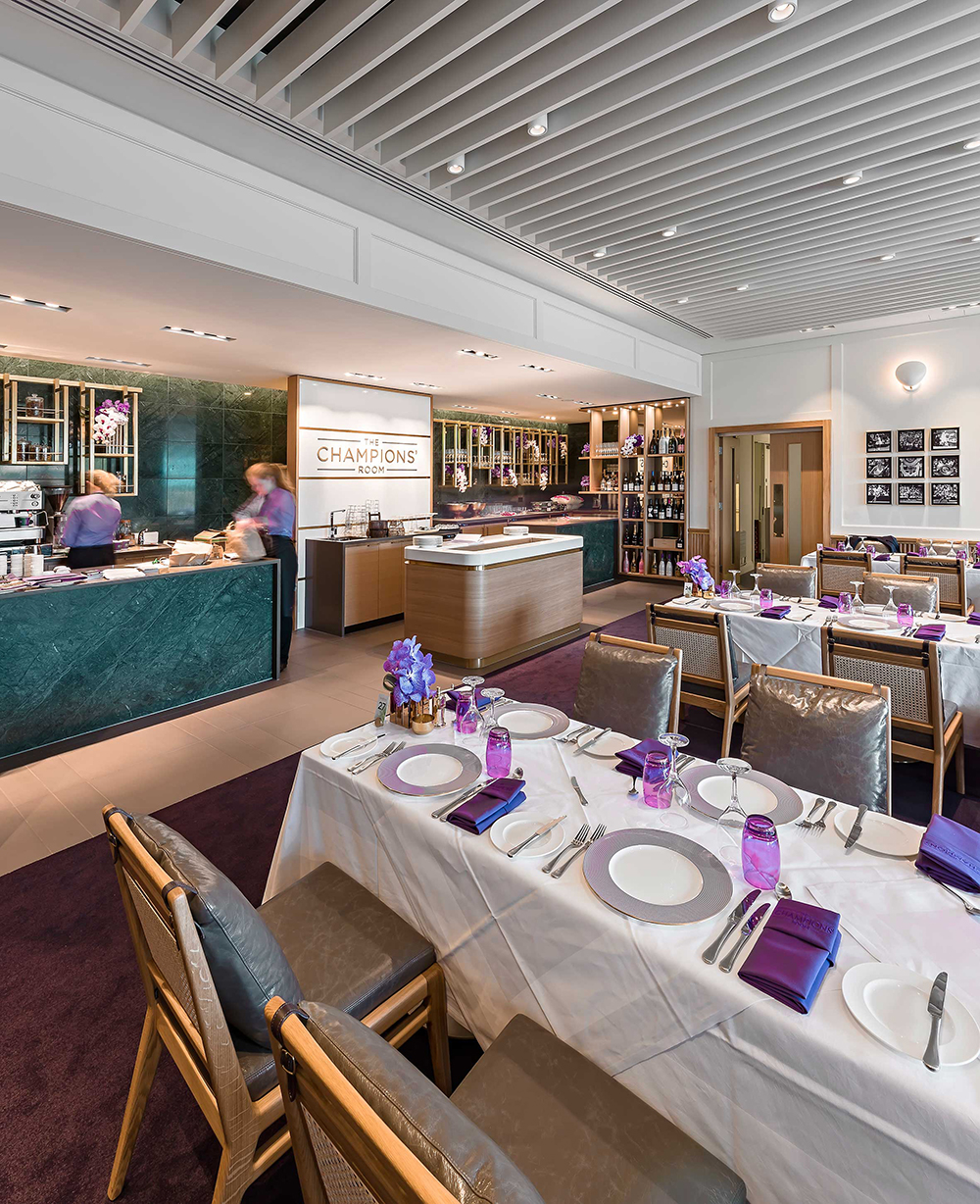 SHH designs interiors of The Champion's Room at Wimbledon | Hospitality ...